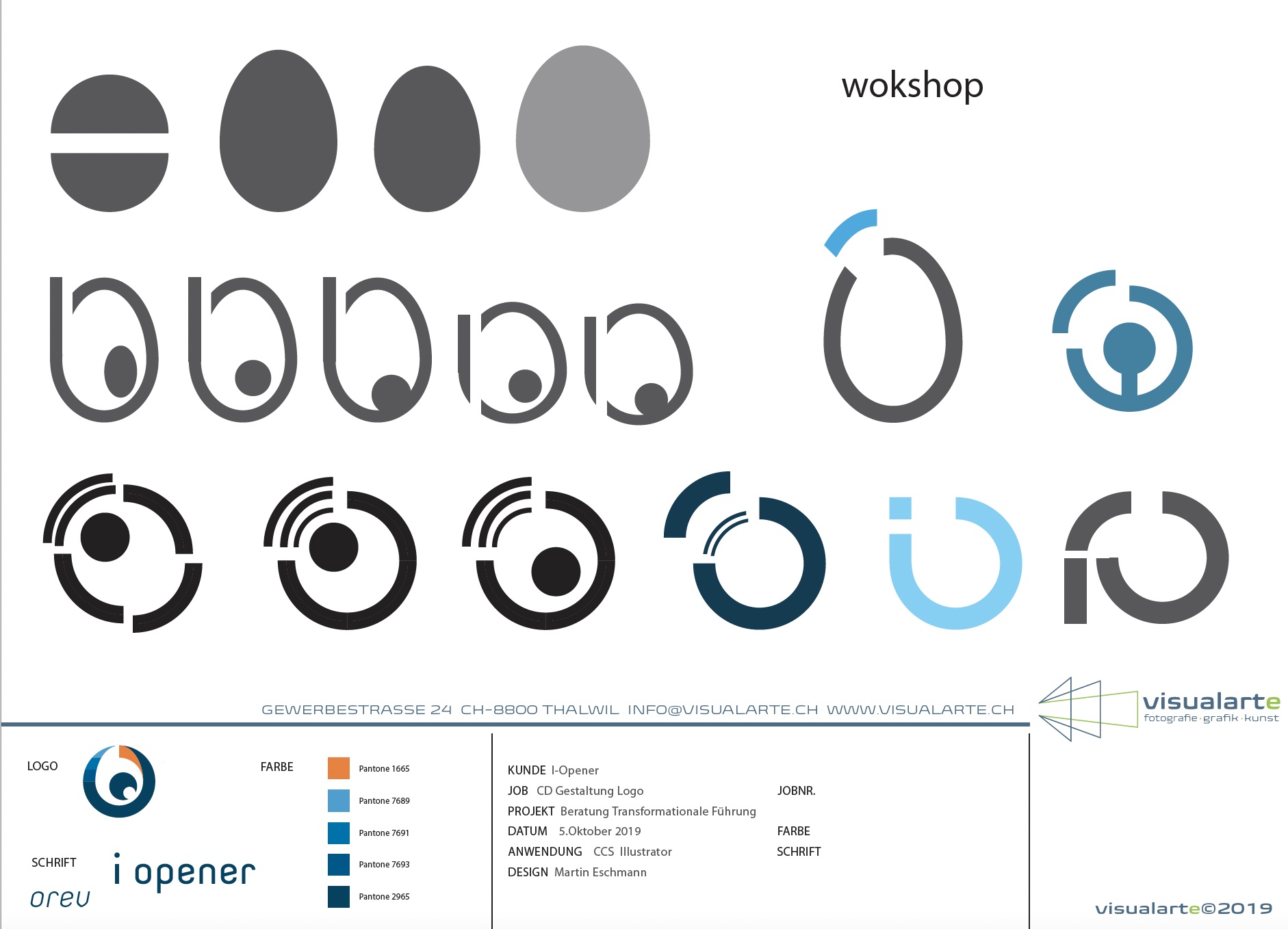 Logo und Zusammensetzung – i opener Partner to go